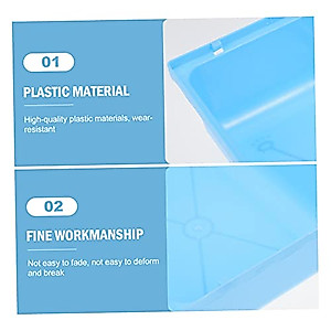 POPETPOP Chinchilla Cage Accessories Plastic Bins 4pcs Hamster Cage Tray Hamster Cages Small Pet Cage Supplies Plastic Tray Hamster Supplies Plastic Chassis Guinea Pig Bedding Plastic Trays