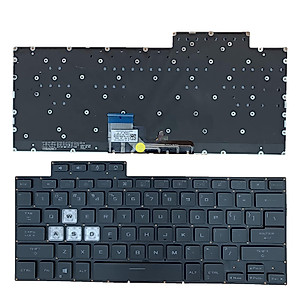 Siakoocty Laptop Replacement US Layout Colorful Backlight Keyboard for ASUS TUF Dash F15 Air FX516P FX516 FA516 6051B1444801