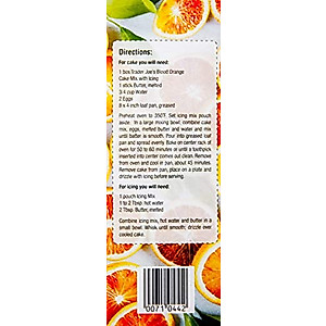 Trader Joe's Blood Orange Cake Mix with Icing, Pack of 1