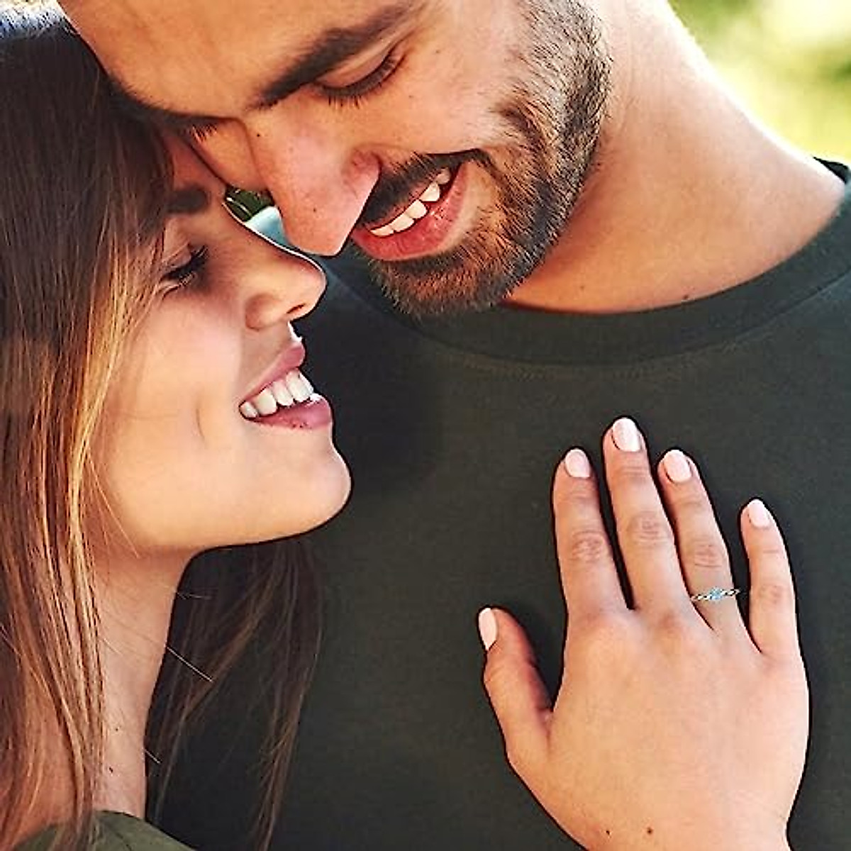 Clara Pucci 0.50 ct Round Cut Solitaire Natural Sky Blue Topaz gemstone Bridal Designer Anniversary Engagement Ring in 14k White Gold