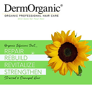 DermOrganic Color Care with Sunflower Anti-Fade Extract - Sulfate-Free - SHAMPOO 17 fl.oz