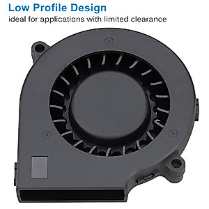 GDSTIME 75mm USB Fan, 75mm x 15mm Blower Fan, 5V DC Brushless Cooling Fan For Laptop