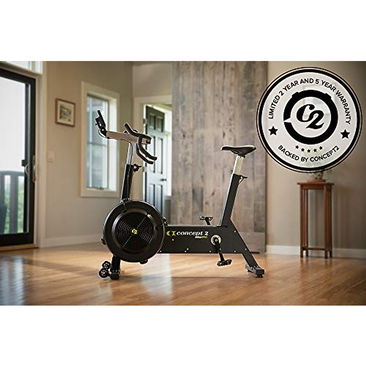 Concept2 BikeErg 2900 Stationary Exercise Bike | PM5 Monitor, Adjustable Air Resistance for Exercise, Conditioning and Strength Training | Commercial and Home Use