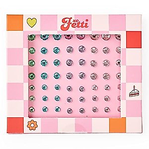xo, Fetti Pastel Diamond Rhinestone Face Gems - 1 Set | Rainbow Birthday Accessories, Crystal Bachelorette Party, Pride, Rave, Festival