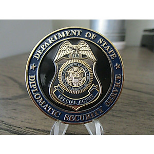DOS Diplomatic Security Service Protection Detail Benghazi Libya Challenge Coin