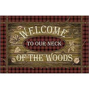 Cozy Cabin Neck of The Woods Accent Rug, 30"x46", Multi