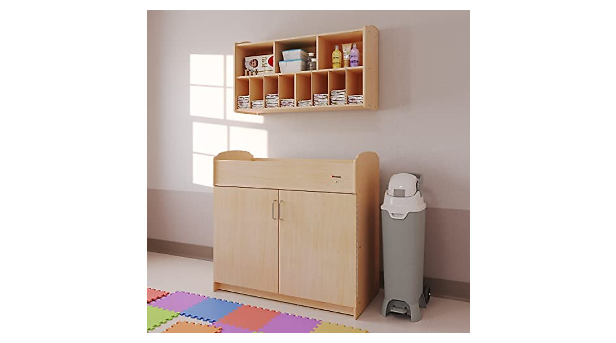 Foundations Serenity Daycare Changing Table with Storage