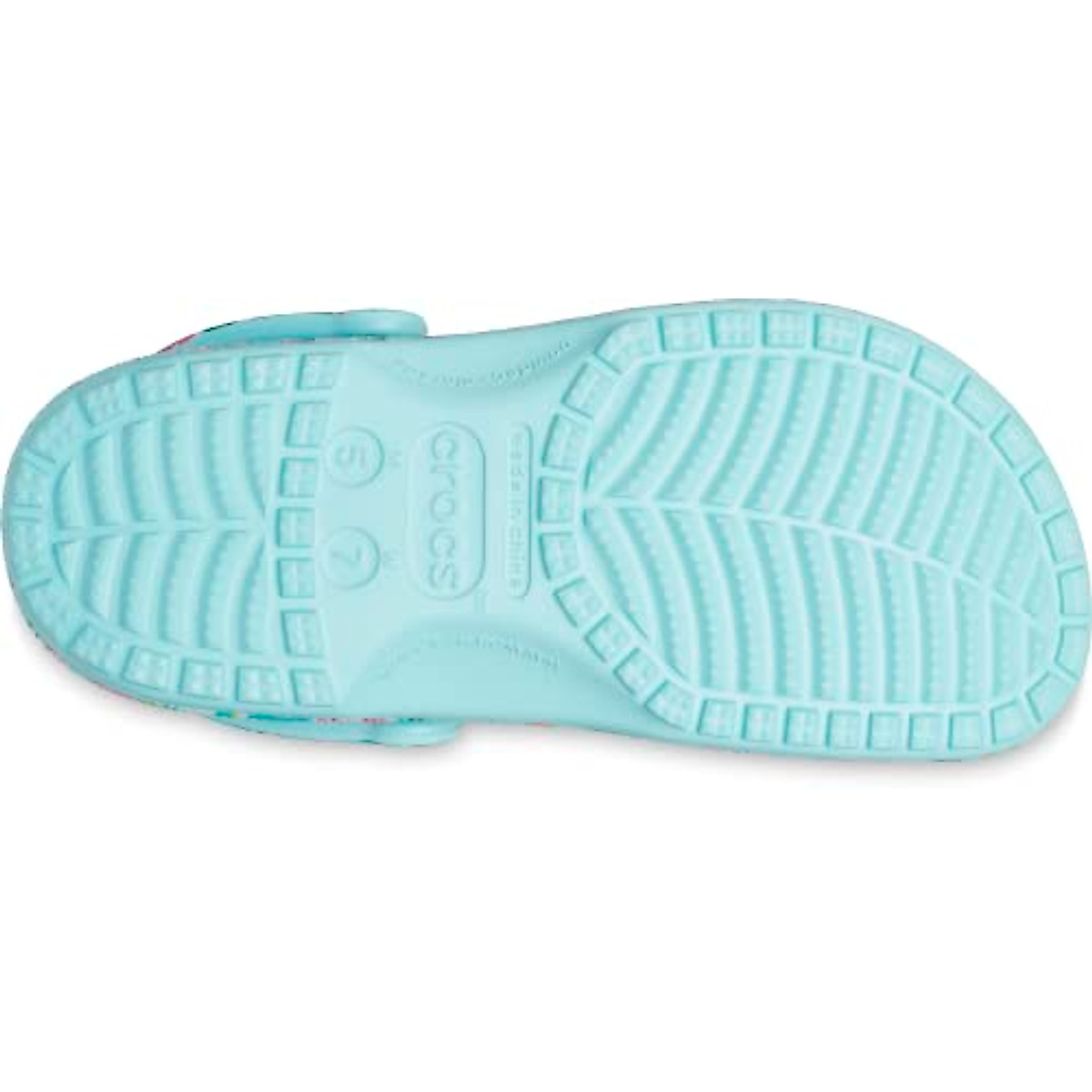 Crocs Unisex Classic Disney x Vera Bradley Little Mermaid Clogs, Pure Water, Numeric_8 US Men