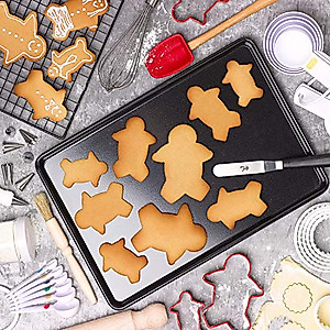 Tala Non Stick 10" Half Baking Tray, Black