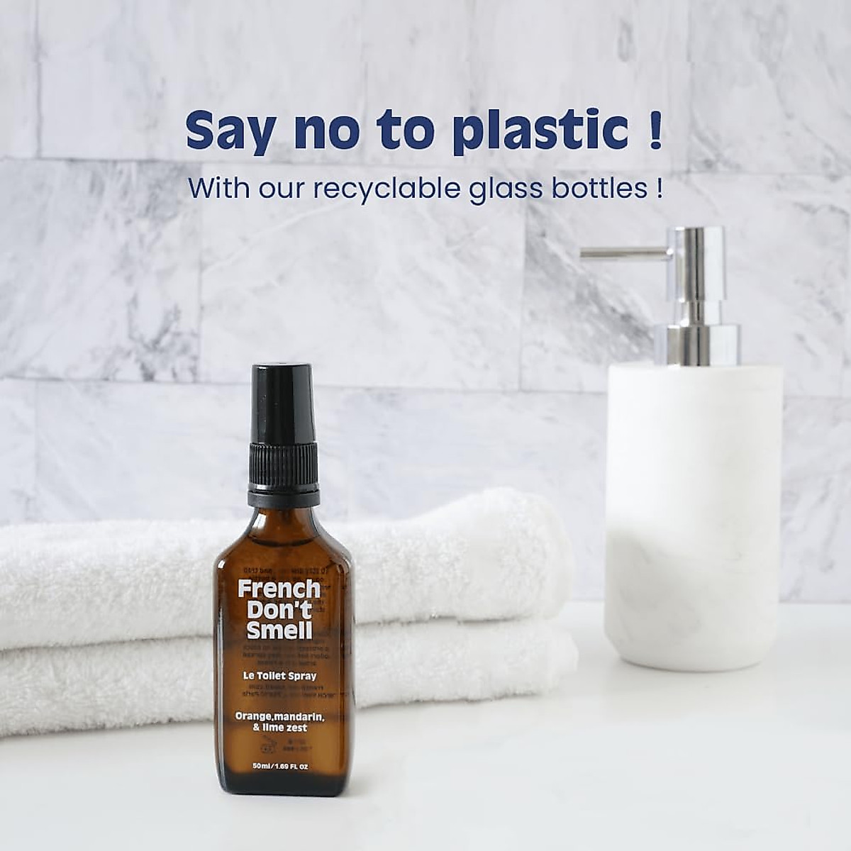 Toilet Spray For Poop 1.69oz – Woodsy Scent – Made in France (Home Size), Bathroom Odor Eliminator, Poo Spray, Toilet Spray For Daily Use, Easy To Carry – French Don’t Smell