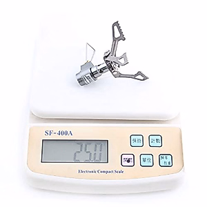 BRS 3000T Backpacking Stove Camping Stove Pocket Stove Portable Propane Stove Ultralight Mini Stove with 1 Extra Backup O-Ring