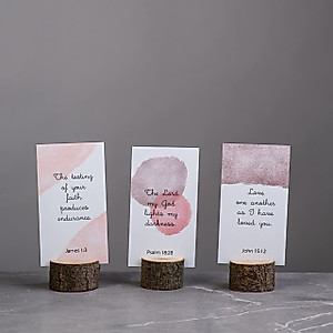 DIVERSEBEE Inspirational Prayer Cards, 60 Unique Bible Verse Cards, Assorted Mini Scripture Cards, Encouragement Motivational Cards, Christian Bible Gifts (Watercolor)