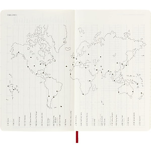 Moleskine Classic 18 Month 2022-2023 Weekly Planner, Soft Cover, Large (5" x 8.25"), Scarlet Red