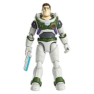 Disney Pixar Lightyear Space Ranger Alpha Buzz Lightyear Figure, Authentic Action Figure 5 Inches tall with 12 Posable Joints, Laser Blade, 4 Years & Up