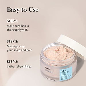 goop Beauty Scalp Scrub Shampoo | Scalp Exfoliator to Detoxify & Purify | Himalayan Salt Scrub, Moringa Oil & Rosehip Oil | Cleanses Hair of Product Buildup, Dirt & Scalp Oil | Silicone & Paraben Free
