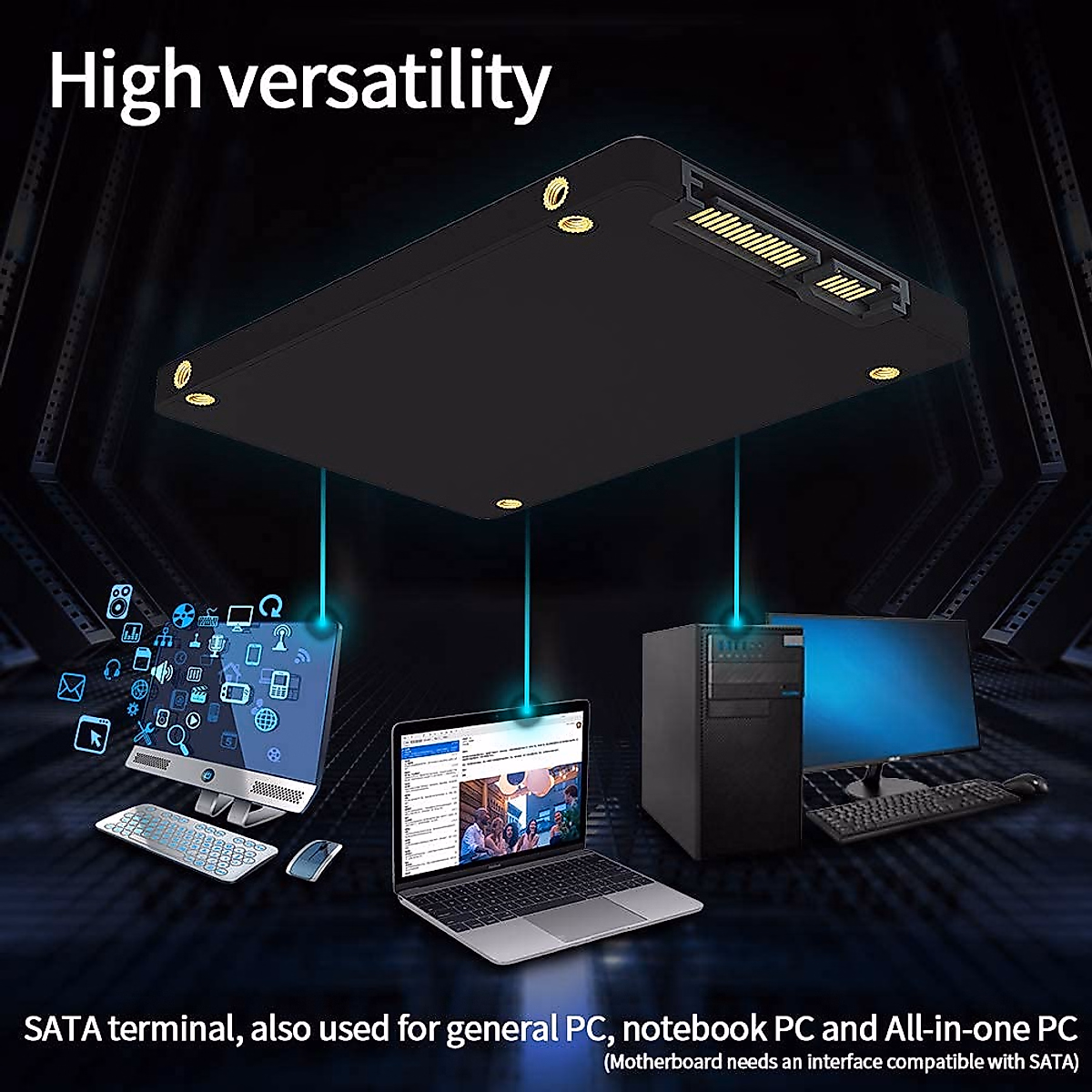 Gamerking SSD 60GB SATAIII 2.5 inch 6Gb/s Internal Solid State Drive for PC Laptop Desktop Hard Drive SSD（60GB 2.5-SATAIII）