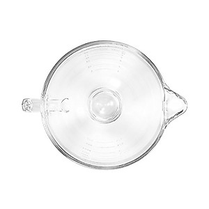 KitchenAid 5-Qt. Tilt-Head Glass Bowl with Measurement Markings & Lid