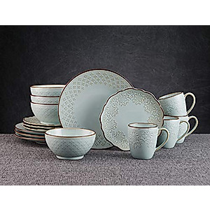 Pfaltzgraff Joanne 16 Piece Dinnerware Set, Service For 4