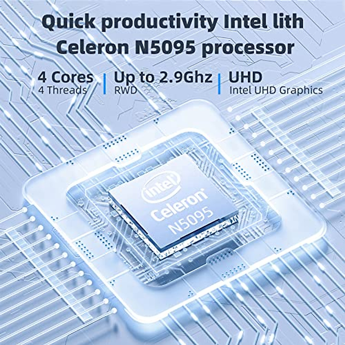 SGIN 15.6 Inch Laptop 24GB DDR4 512GB SSD, Windows 11 Laptops Computer with Intel Celeron N5095 Processor(Up to 2.9GHz), FHD 1920x1080, Mini HDMI, 2.4/5.0G WiFi, Webcam, USB 3.0, Bluetooth 4.2