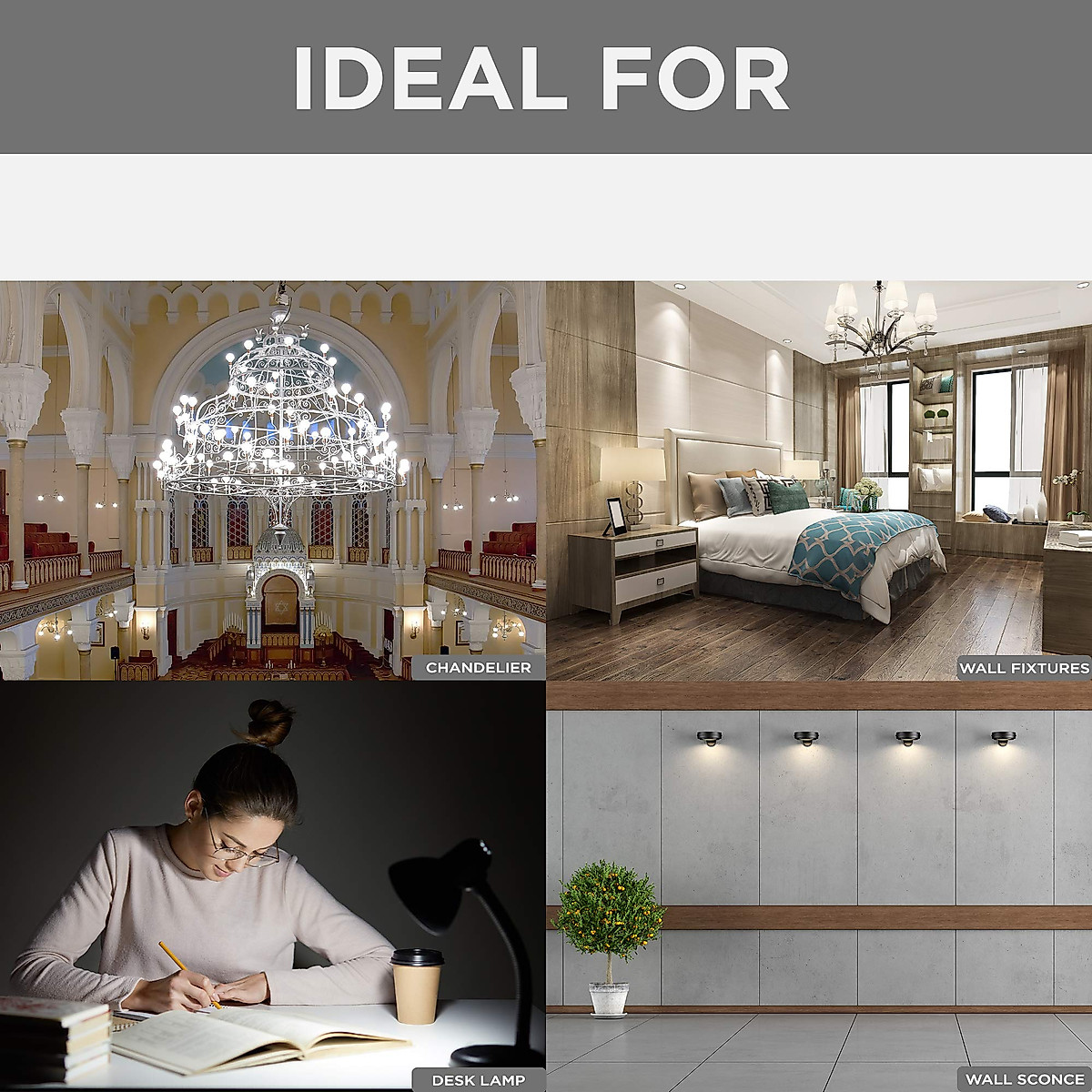 Brite Innovations G9 Halogen Bulb, 60 Watt – 6 Pack – Energy Saving - Dimmable - Soft White 2700K - 120V - Q40, CL, T4 JD Type, Clear Light Bulb