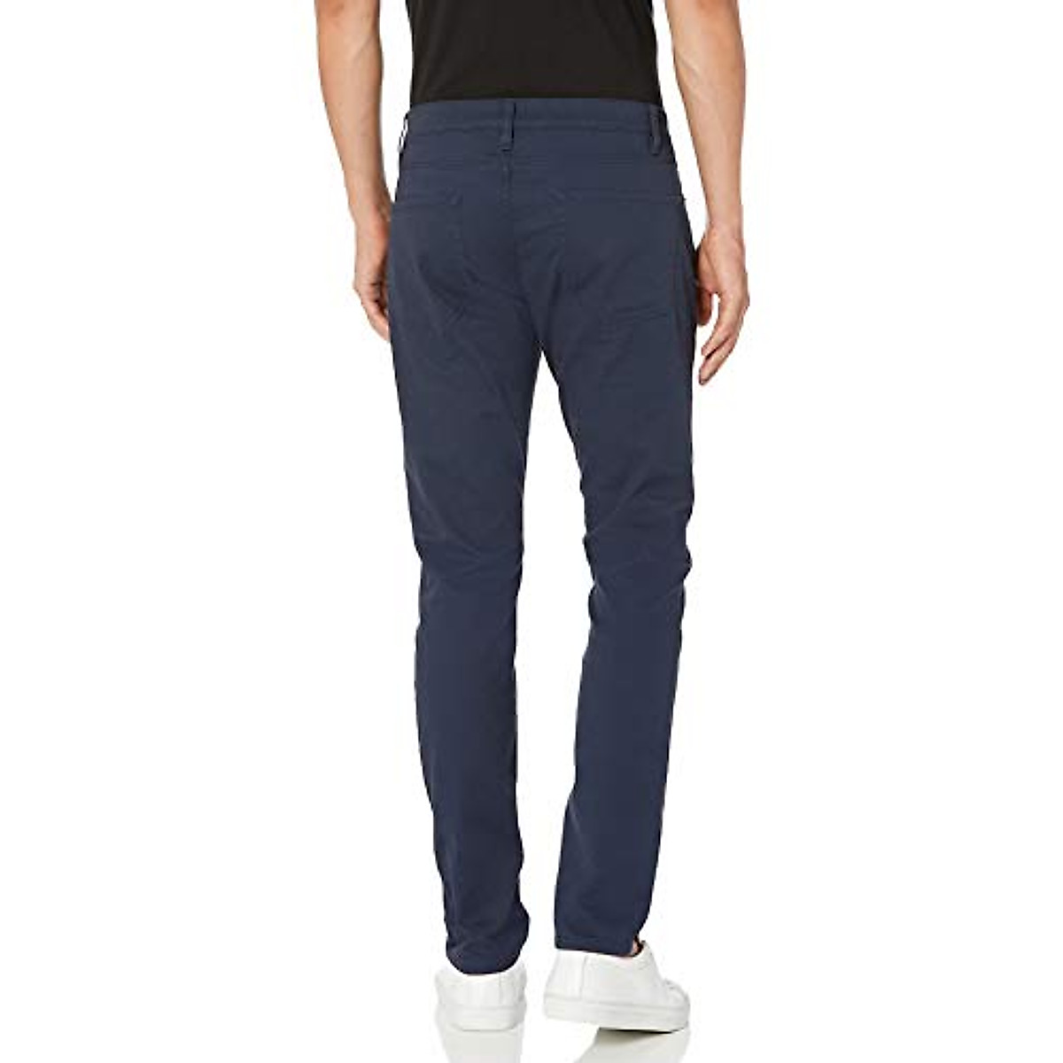 Amazon Essentials Slim Fit Khaki Pants for Men, 5-Pocket Stretch Twill 32W x 30L, Navy