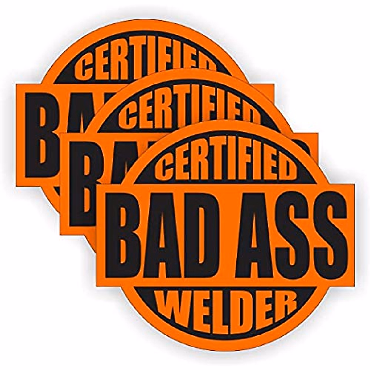 Bad Ass Welder Hard Hat Sticker/Helmet Decal Label Lunch Tool Box