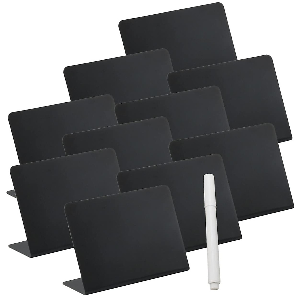 Veemoon 1 Set Rewritable Small Blackboard Mini Chalkboard Signs Small Blackboard Sign Chalk Labels Food Decor Easel Menu Board Mini Chalkboard Label Mini Blackboard Sign Message Sign Notes