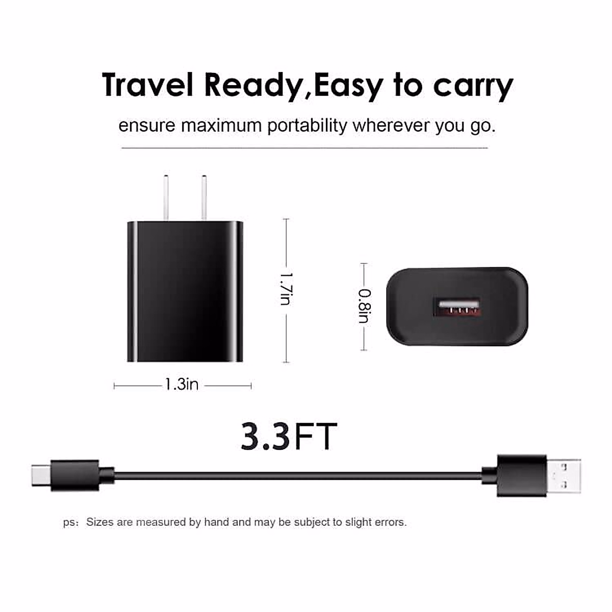 Fast Wall Charger and 5FT USB-C Charging Cable Power Cord Compatible for Nokia XR20 5G X100 G10 G20 G50 T20 G300 8V, Nokia 3.1A 3.4 5.1 Plus 5.3 5.4 6.1 6.2 7.1 7.2 8.3, 9 Pureview Phone & More