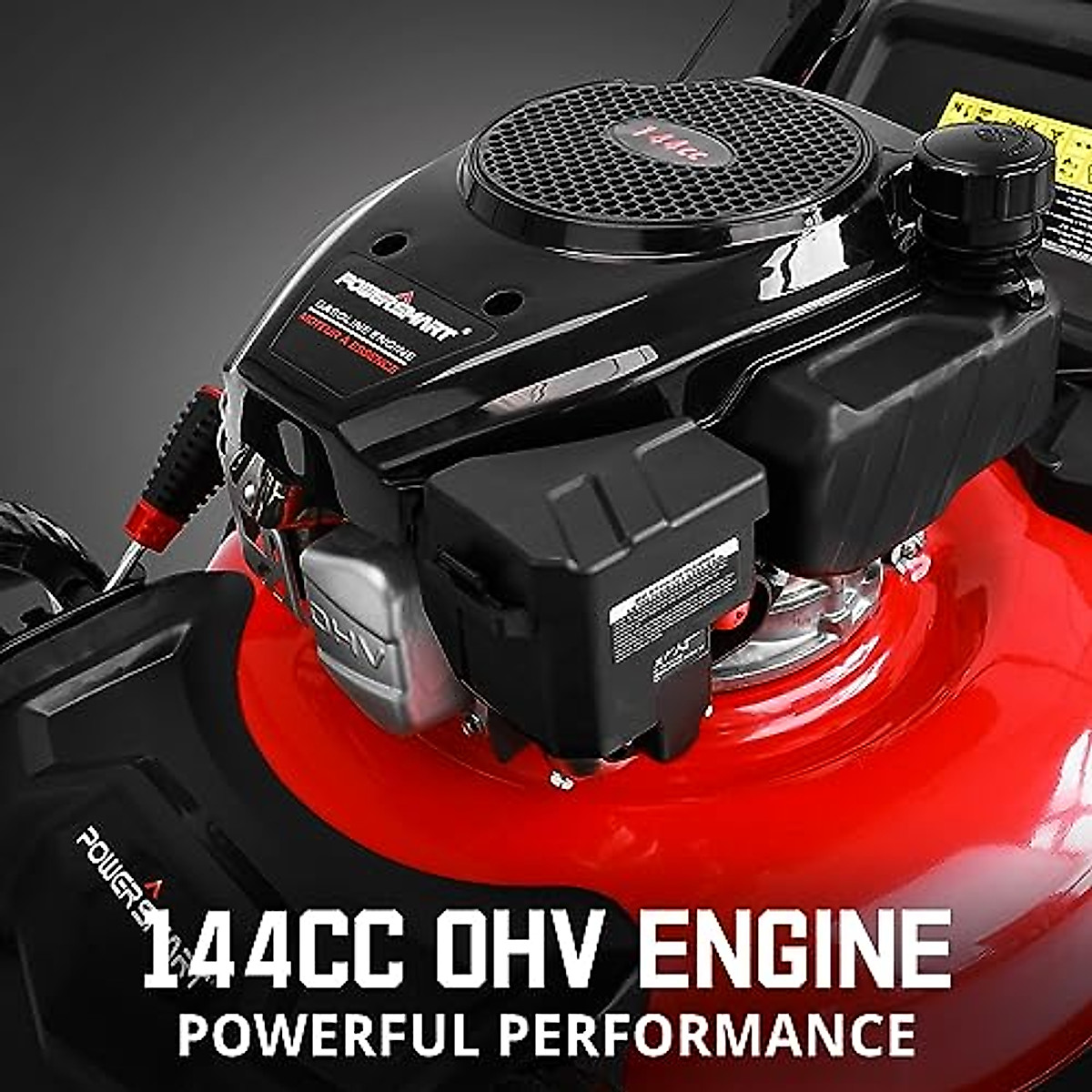 PowerSmart Self Propelled Gas Lawn Mower, 20-inch Push Mower Gas Powered 3-in-1 with 144cc 4-Stroke Engine DB2321CR