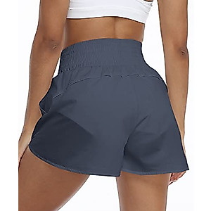 AUTOMET Women's Summer Clothes Athletic Shorts High Waisted Running Lounge Shorts Gym Shark Workout Shorts Exercise Casual Shorts