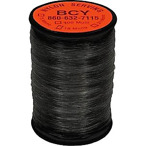 Bcy 1003164 100 Yards 400 Nylon Serving Multifilament44; Black