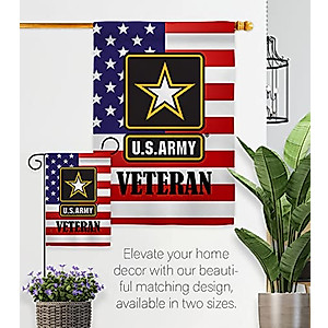 US Army American US Flag Home Decor Armed Forces Rangers Official Licensed United State Military Banner Wall Hanging Veteran Gifts Retire Yard Tapestry Decorative Cemetery Garden Rememberance Made in USA