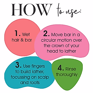 Peach not Plastic Shampoo and Conditioner Bar Set - Volumizing for Fine & Flat Hair, Leaves Hair Full & Voluminous, Plant Based, Vegan & Eco Friendly, 2 Bars