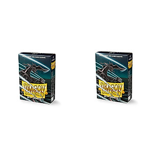 2 Packs Dragon Shield Matte Mini Japanese Jet 60 ct Card Sleeves Value Bundle! …