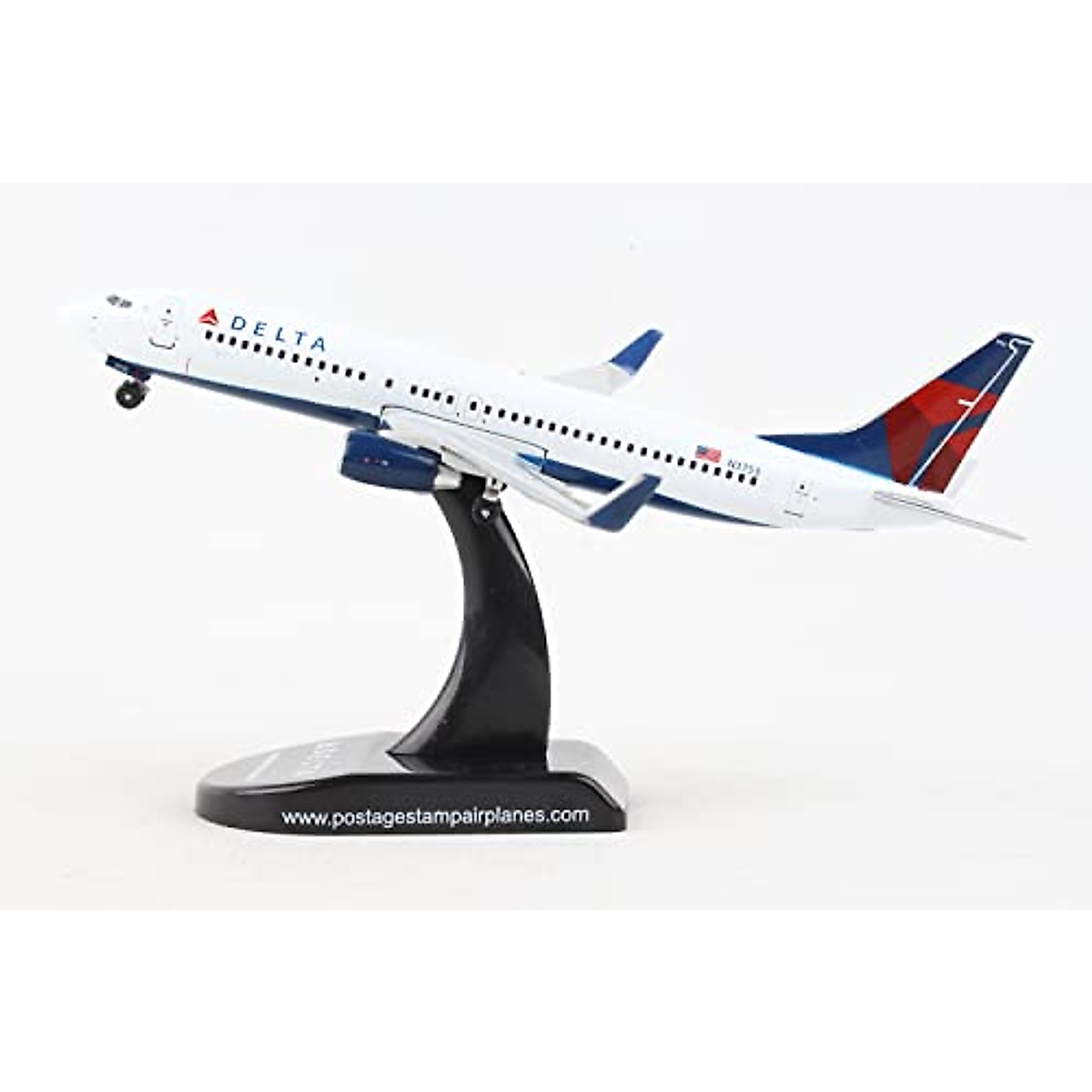 Daron Postage Stamp Delta Airlines Boeing 737-800 1/300 Scale PS5815-3