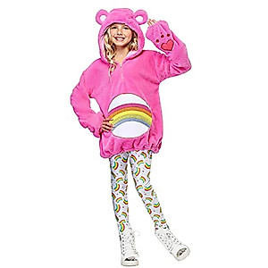 Care Bears Deluxe Cheer Bear Tween Hoodie Costume Medium