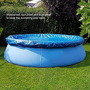 Taidda- Swimming Pool Accessories, Durable Rain Proof and Dust Proof Dust Proof Swimming Pool Cover, Garden for Swimming Pool280Cm Diameter