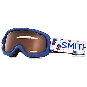 SMITH Optics Gambler Goggle (Youth Fit) Blue Showtime/Rc36/Extra Lens Not Included One Size