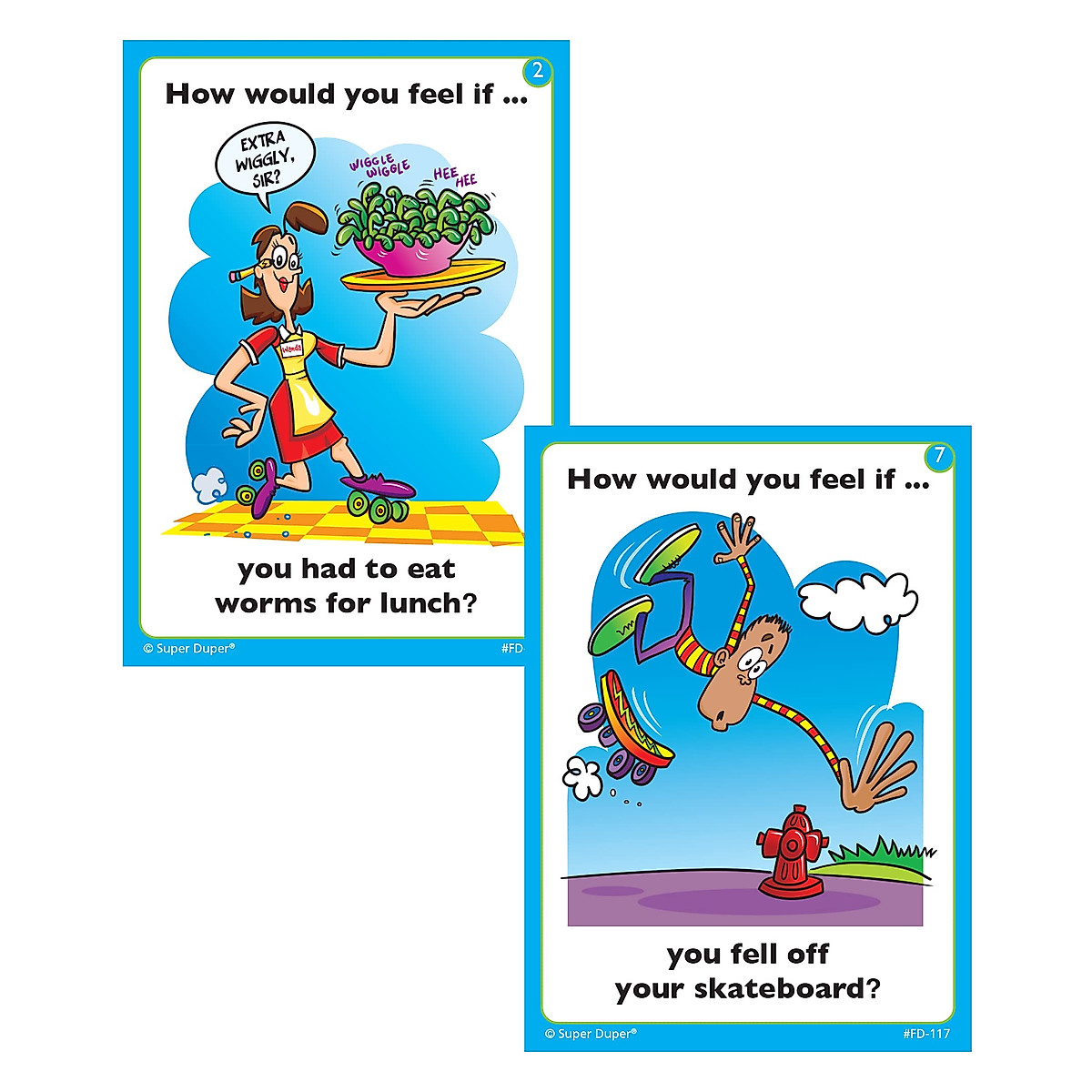 Super Duper Publications | How Would You Feel If Fun Deck | Understanding Feelings and Emotions Flash Cards | Educational Learning Materials for Children