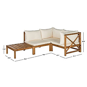 Safavieh Outdoor Collection Lynwood Outdoor Sectional Sofa