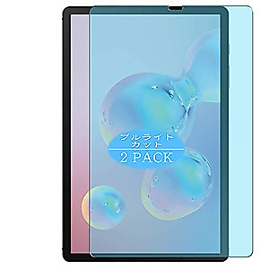 Synvy [2 Pack] Anti Blue Light Screen Protector, Compatible with SAMSUNG GALAXY TAB S6 5G TPU Film Protectors [Not Tempered Glass]