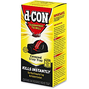 d - CON Ultra Set Covered Snap Trap 1 Ct. (Pack of 5) for Mouse