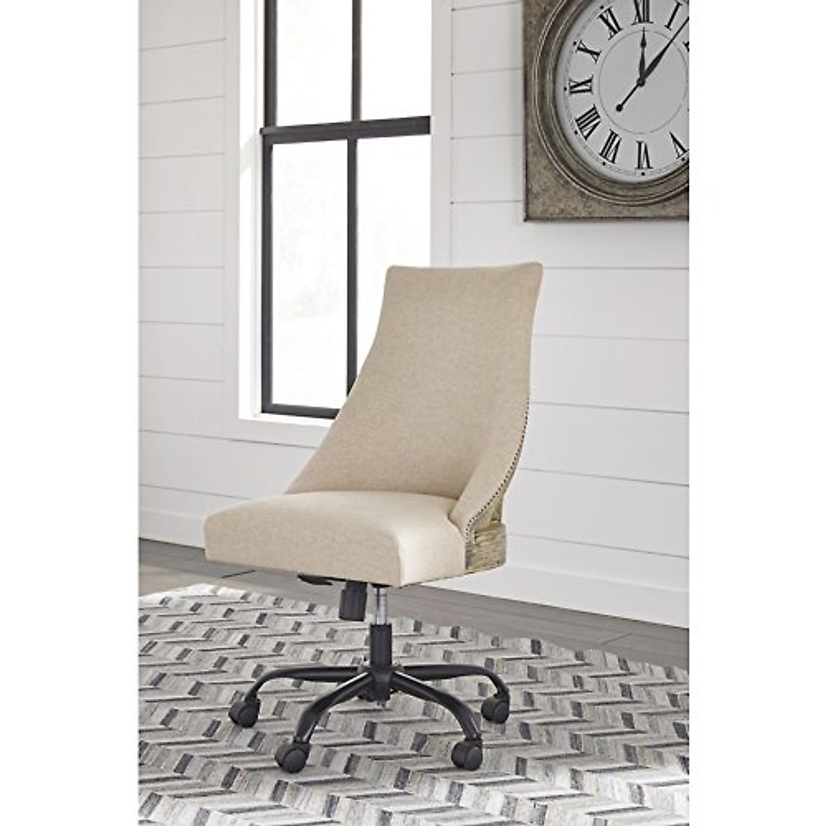 Signature Design by Ashley Office Program Swivel Desk Chair, Beige