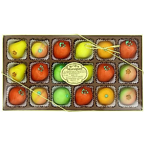Bergen Marzipan M-1 Assorted Fruit, 8 Ounce