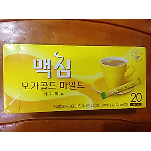 Maxim Mocha Gold Korean Instant Coffee 20 Sticks