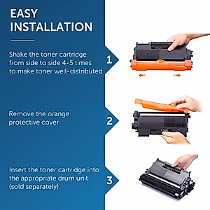 JOJOME Compatible Toner Cartridge Replacement for Brother TN450 TN-450 TN420 for HL-2270DW HL-2280DW HL-2230 HL-2240 MFC-7360N MFC-7860DW DCP-7065DN Intellifax 2840 (Black, High Yield, 4-Pack)