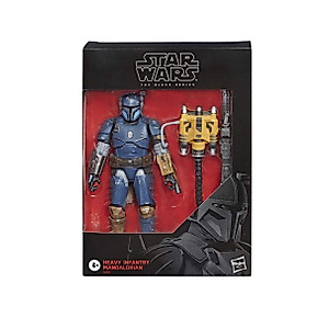 STAR WARS The Black Series Heavy Infantry Mandalorian Toy 6-inch Scale The Mandalorian Collectible Deluxe Action Figure, Kids Ages 4 and Up