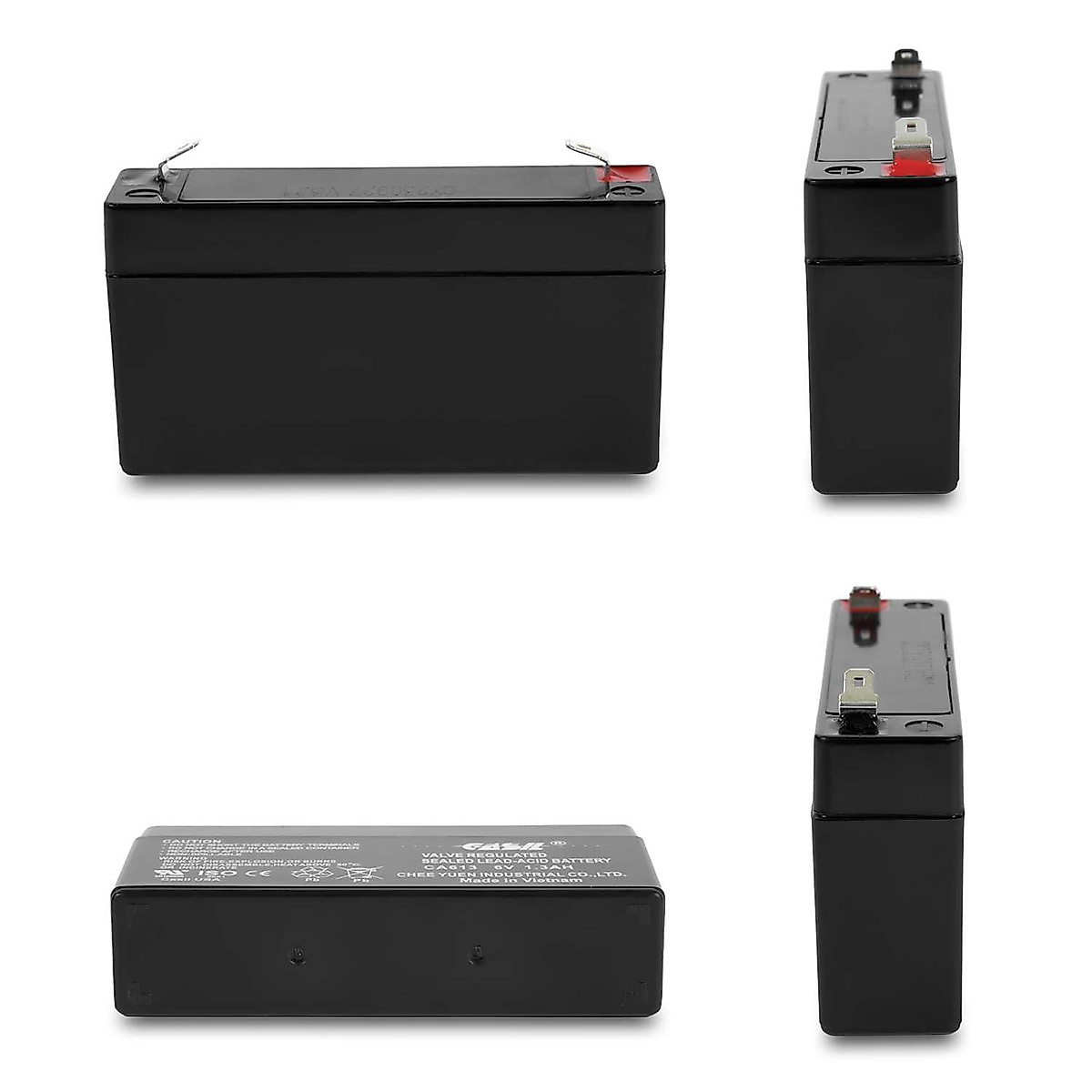 Casil 6V 1.3Ah Replacement Battery Compatible with ge 600-1054-95r Simon xt 2 Pack