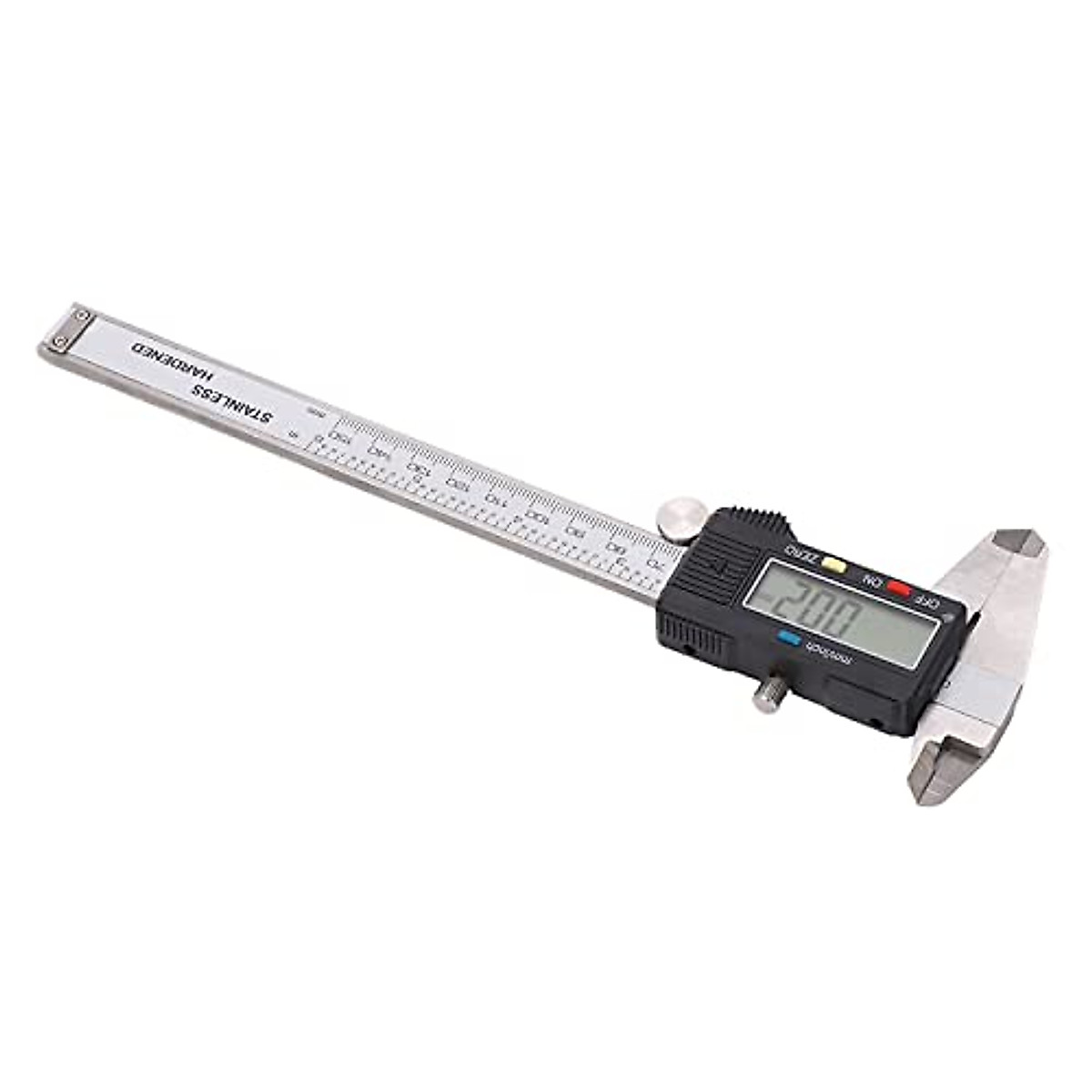 Digital Display Caliper, Electronic Vernier Caliper 0‑150mm Multifunctional Metric inch Conversion with 180mah Battery for Measuring Diameter Depth