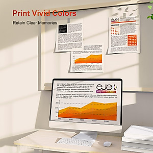 ejet Phaser 6510/ Workcentre 6515 High Capacity Toner Cartridge (5500 Pages) Compatible Replacement for Xerox Phaser 6510 WorkCentre 6515 Printer (1 Black, 1 Cyan, 1 Magenta, 1 Yellow, 4-Pack)